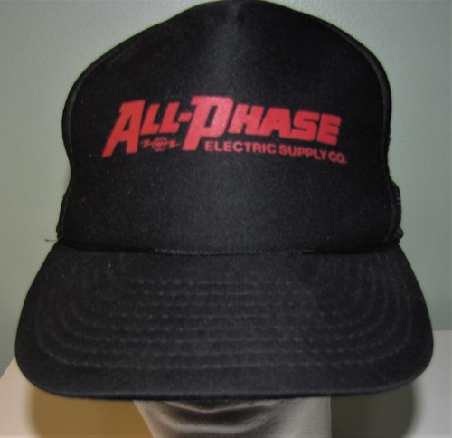 Vintage Mesh Truckers Snapback Adjustable Hat All-Phase Electric Supply ...