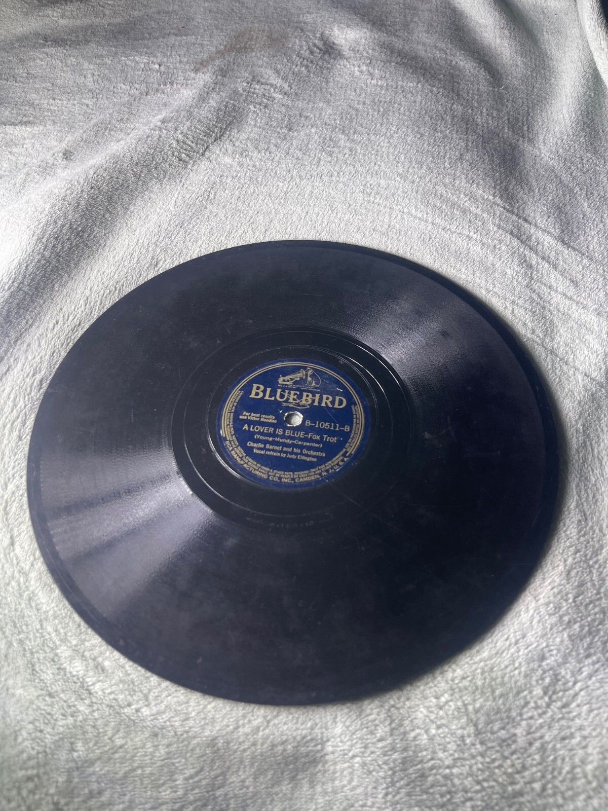 BLUEBIRD Record 78 rpm 10511 A LOVER IS BLUE / NIGHT GLOW | eBay