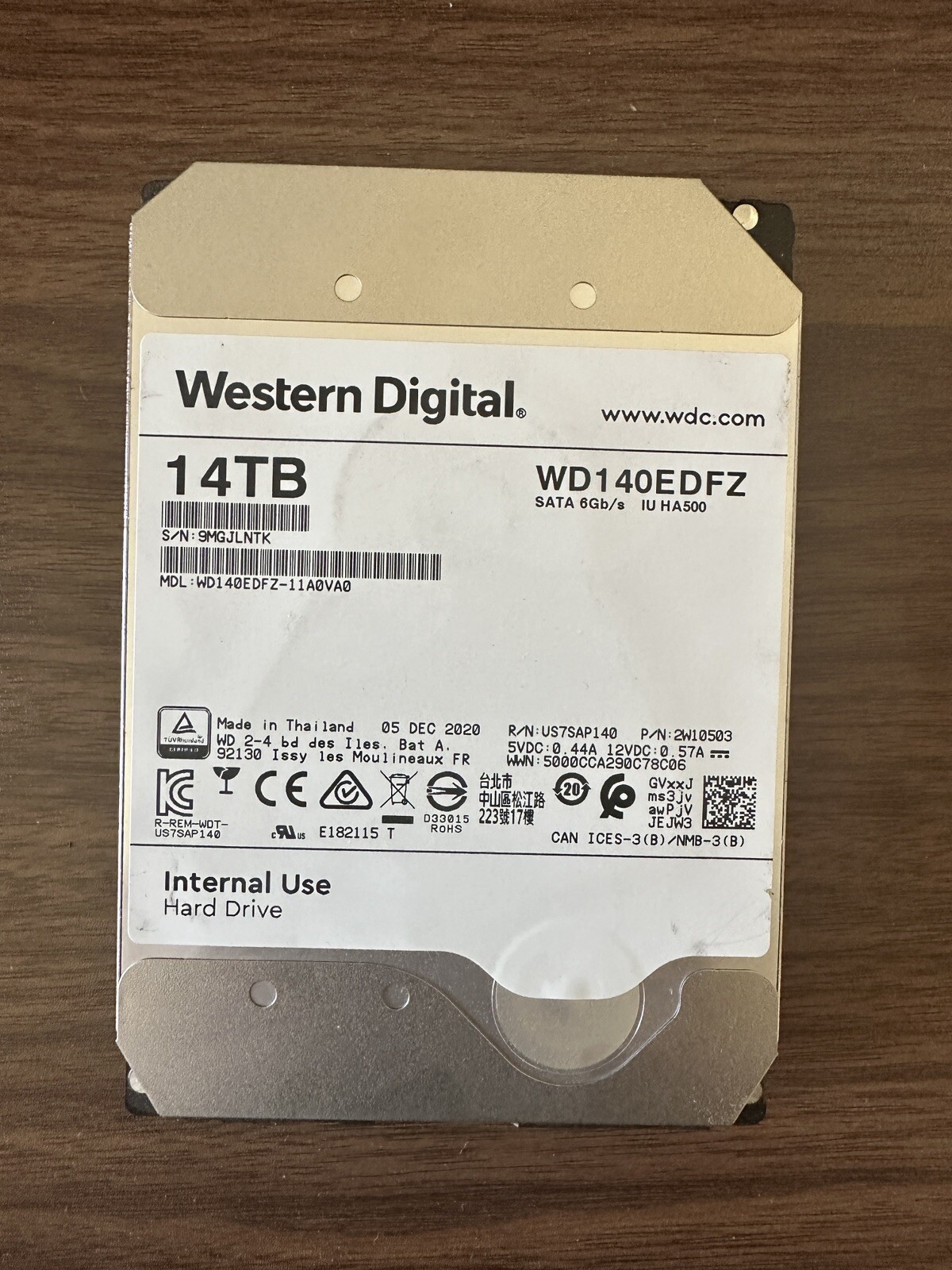 Western Digital 14TB Hard Drive - SATA 3.5' HDD - WD140EDFZ | eBay