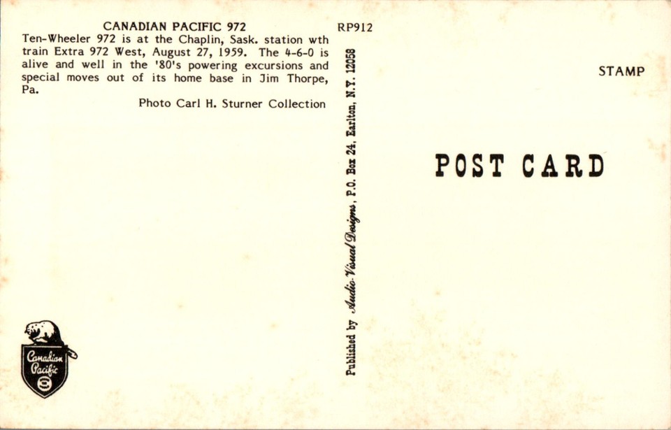 Canadian Pacific 972 Steam Locomotive Train, Jim Thorpe, Pennsylvania ...