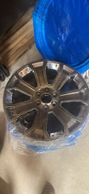 Genuine GM 22" Wheel Silver with Chrome Inserts 20984065 | eBay