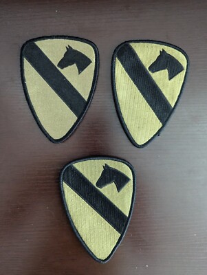 Lot of (3) 1st Cavalry Division OCP Patch, Hook & Loop Back | eBay