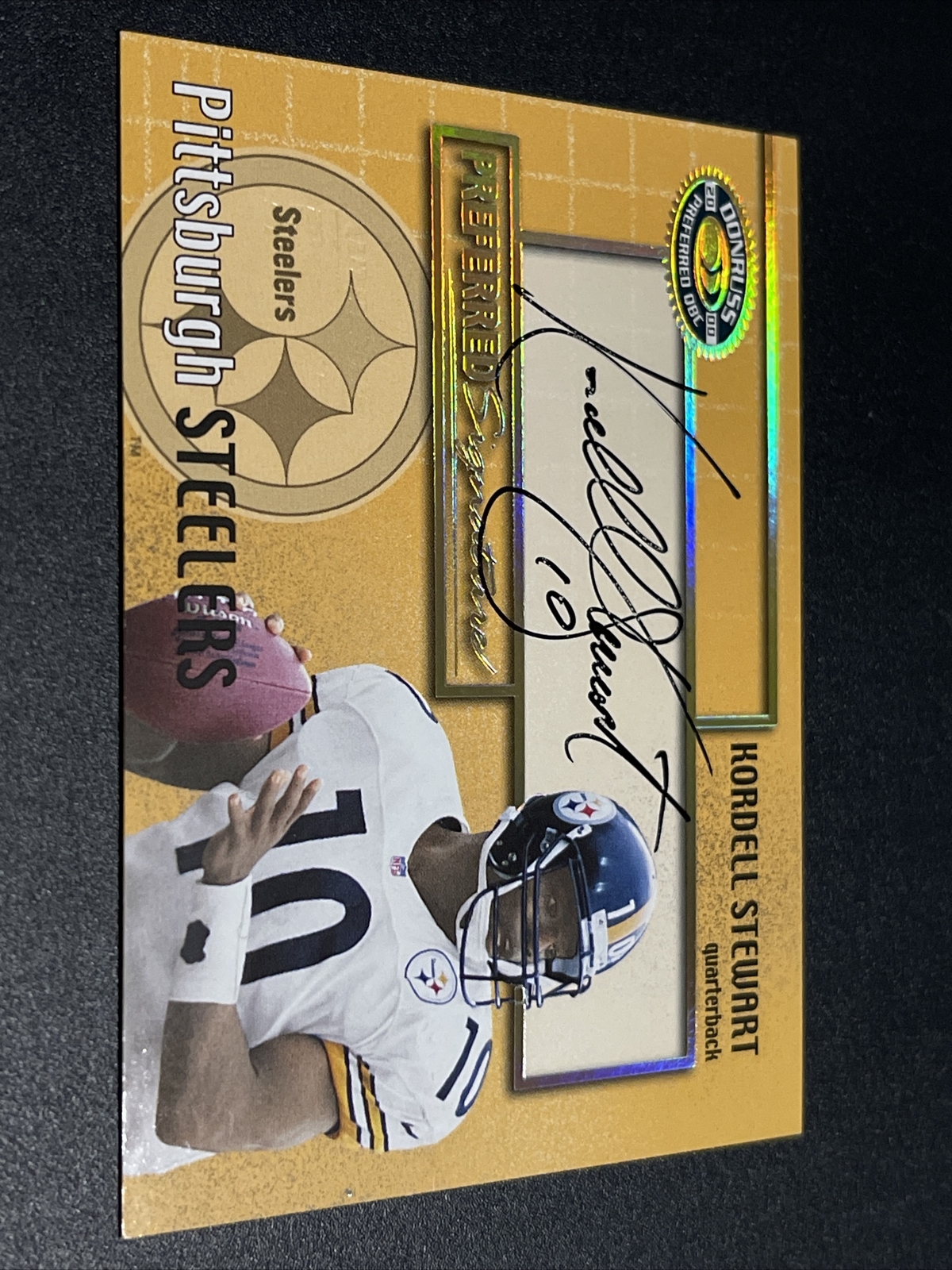 🔥SHARP🔥 Kordell Stewart Signed 2000 Donruss Preferred Signatures ...