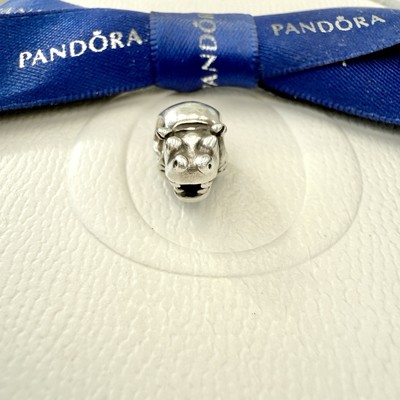 Authentic Pandora Silver Hippo Hippopotamus Animal Zoo Charm #790334 ...