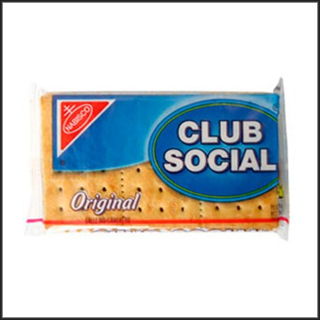 Club Social Original Snack Crackers 0.92 Ounce Pack of 9 Salty Treats ...