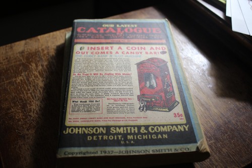 1937 Johnson Smith Co. Catalog Detroit Novelties Fireworks Magic Trick ...