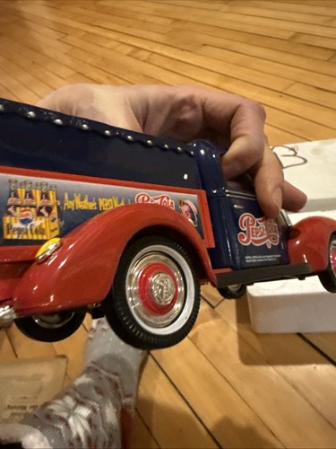 Vintage Golden Wheels Pepsi Cola Die Cast Truck Collectible Coin Bank ...