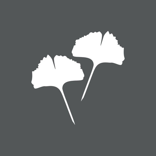 1 Pair 2 Foliage 15cm White Ginkgo Sheets Sticker Tattoo Gingko ...