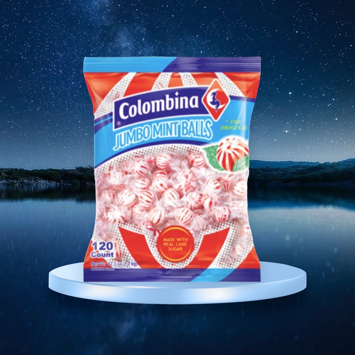 Jumbo Peppermint Balls Candy Colombina Jumbo Mint Balls Spearmint