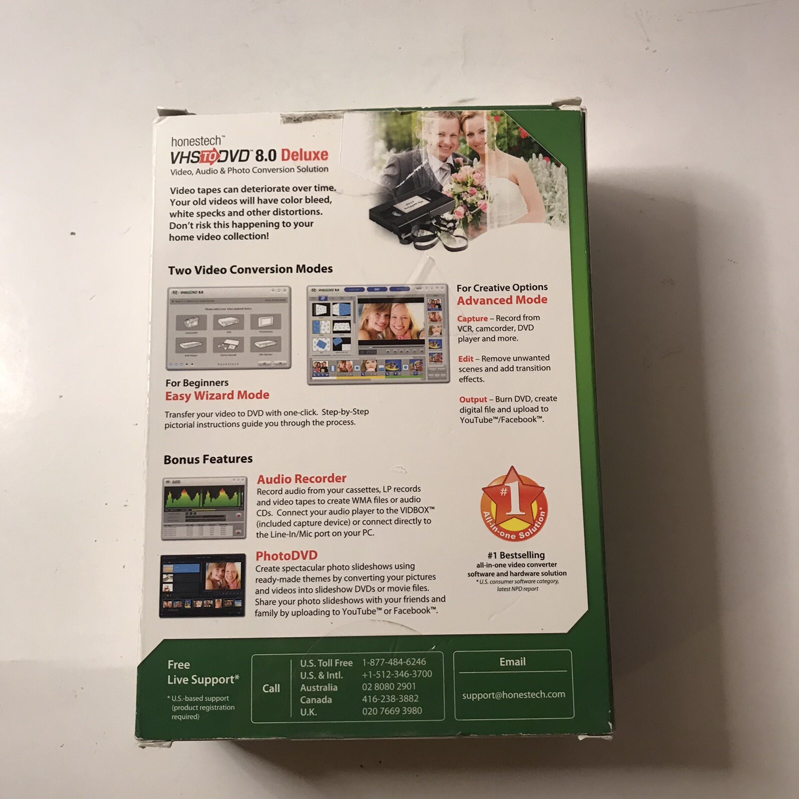 Honestech vhs to dvd 7-0 deluxe by honestech - nutritionsany