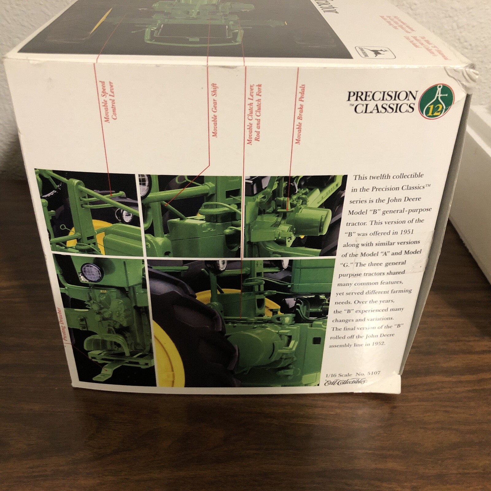 1997 ERTL Precision Classics #12, John Deere- The Model "B" Tractor, 1: ...