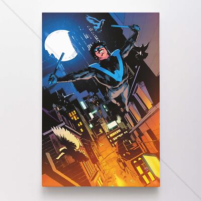 Nightwing Poster Canvas DC Comic Book Cover Art Print #61196 | eBay