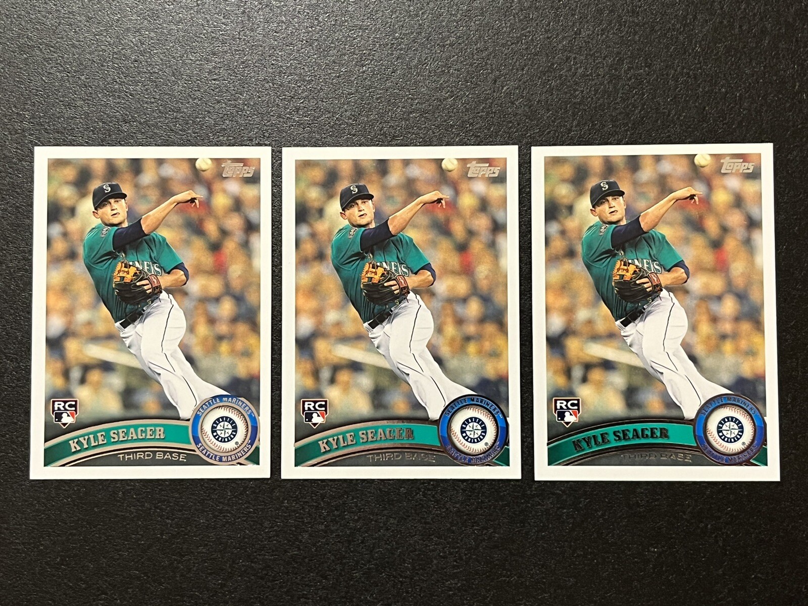 2011 Topps Update Kyle Seager #US308 RC Rookie (3 Cards). Nice! | eBay