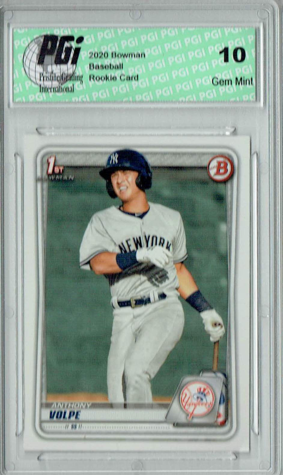 Anthony Volpe 2020 Bowman #BP-139 New York Yankees Rookie Card PGI 10 ...