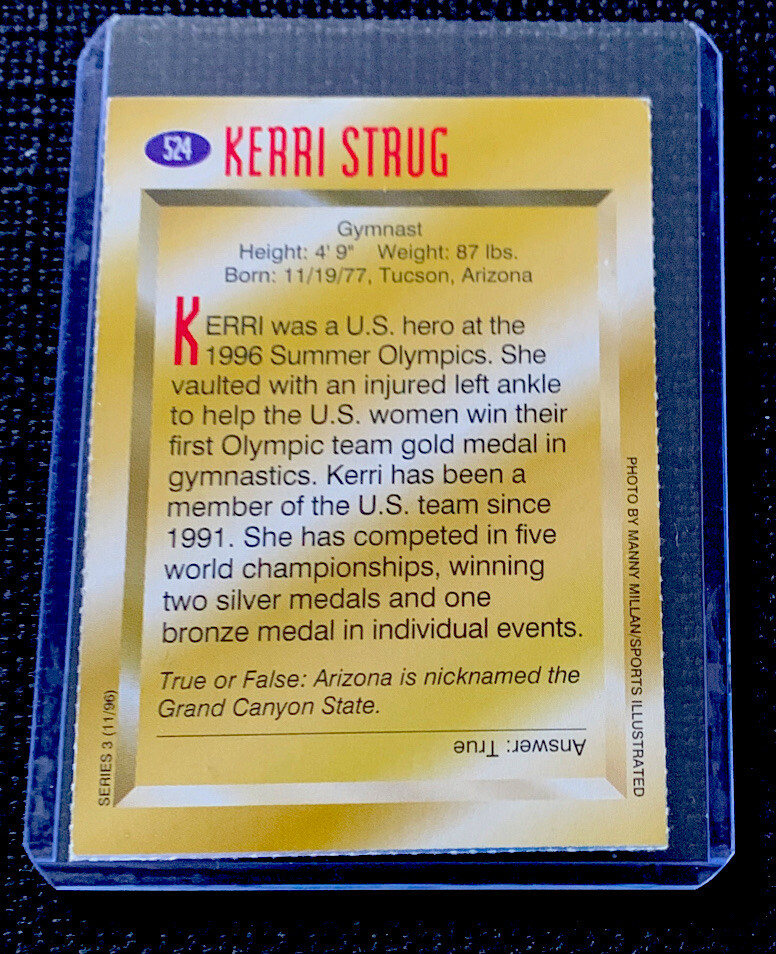 KERRI STRUG RARE SPORTS ILLUSTRATED FOR KIDS SI 1996 USA GYMNASTICS | eBay