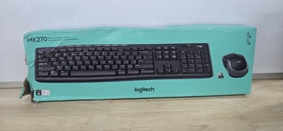 Logitech MK270 Wireless Keyboard and Mouse Combo - Black . New In Open ...