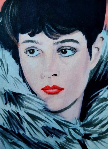 Original Blade Runner Rachael aceo drawing Sketch Card | eBay UK