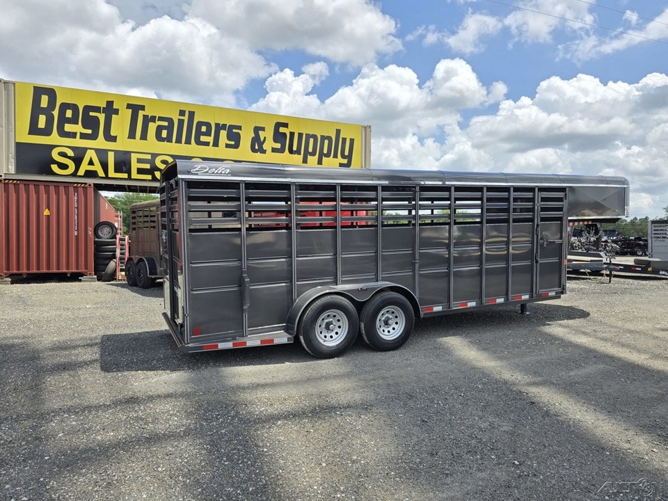2026 Delta Trailers 6X20 500 ES Gooseneck Live Stock Trailer New | eBay