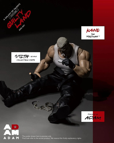ADAM ADG-001 Muff Toys GUILTY LAND The Evil City Postman Kane 1/12 ...