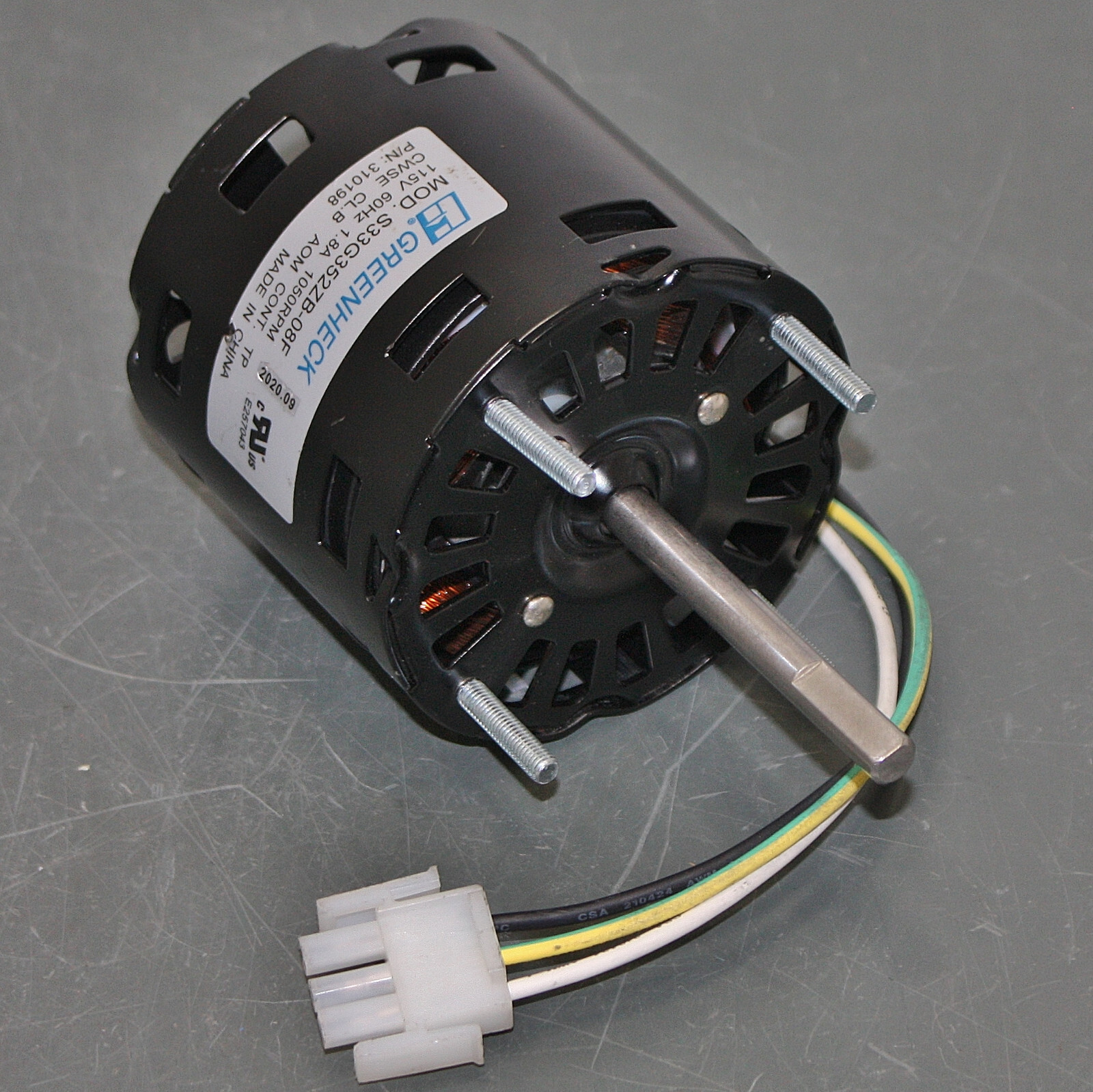 Greenheck S33G352ZB-08F 7 Pk 1050 RPM 115V Fan Motor for sale online | eBay