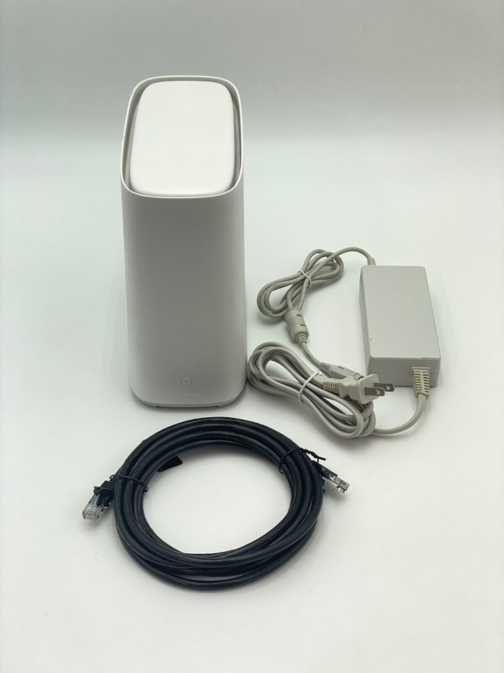 AT&T BGW320 Fiber Modem Router - AC Power, Ethernet & Phone Cables ...
