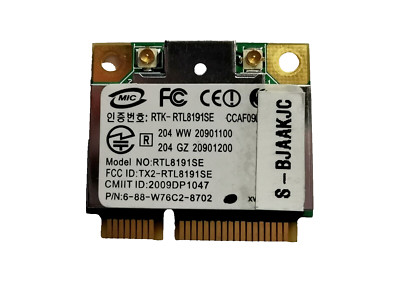 Realtek RTL8191SE PCI Express WLAN Netzwerkkarte 54 Mbps 802.11b/g Half ...