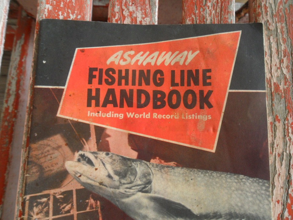 Vintage Ashaway Fishing Line Handbook World Records Fly Lines Knot ...