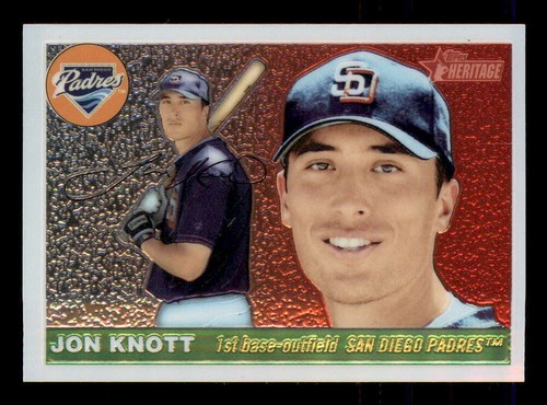 2004 Topps Heritage Chrome (Parallel 1:7) #THC94 Jon Knott Padres 1066/ ...