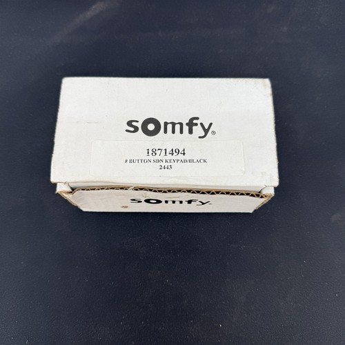 Somfy SDN 8 Button Black Digital Keypad 2443 1871494 | eBay