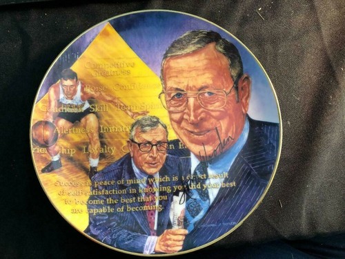 UCLA Coach John Wooden NEW 8.5" Gartlan Plate Limited Edition Pyramid ...