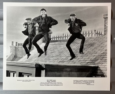 Dick Van Dyke - Mary Poppins 1964 - 10x8 Photo - Step In Time Song ...