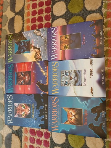WARRIOR CATS: The New Prophecy Series 2 Complete Book Set 1-6 Erin ...