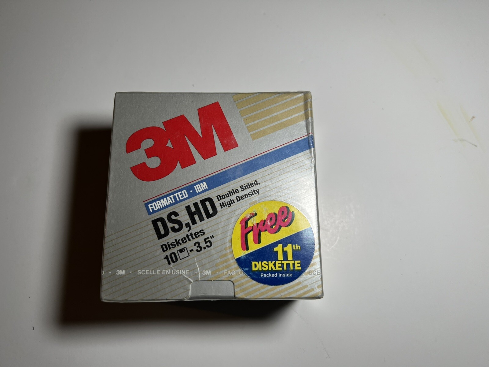 New! 3M DS, HD High Density Diskettes 3.5” Box Of 10 With Free 11th ...