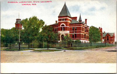 Vtg 1900s Chemical Laboratory State University Lincoln Nebraska NE ...