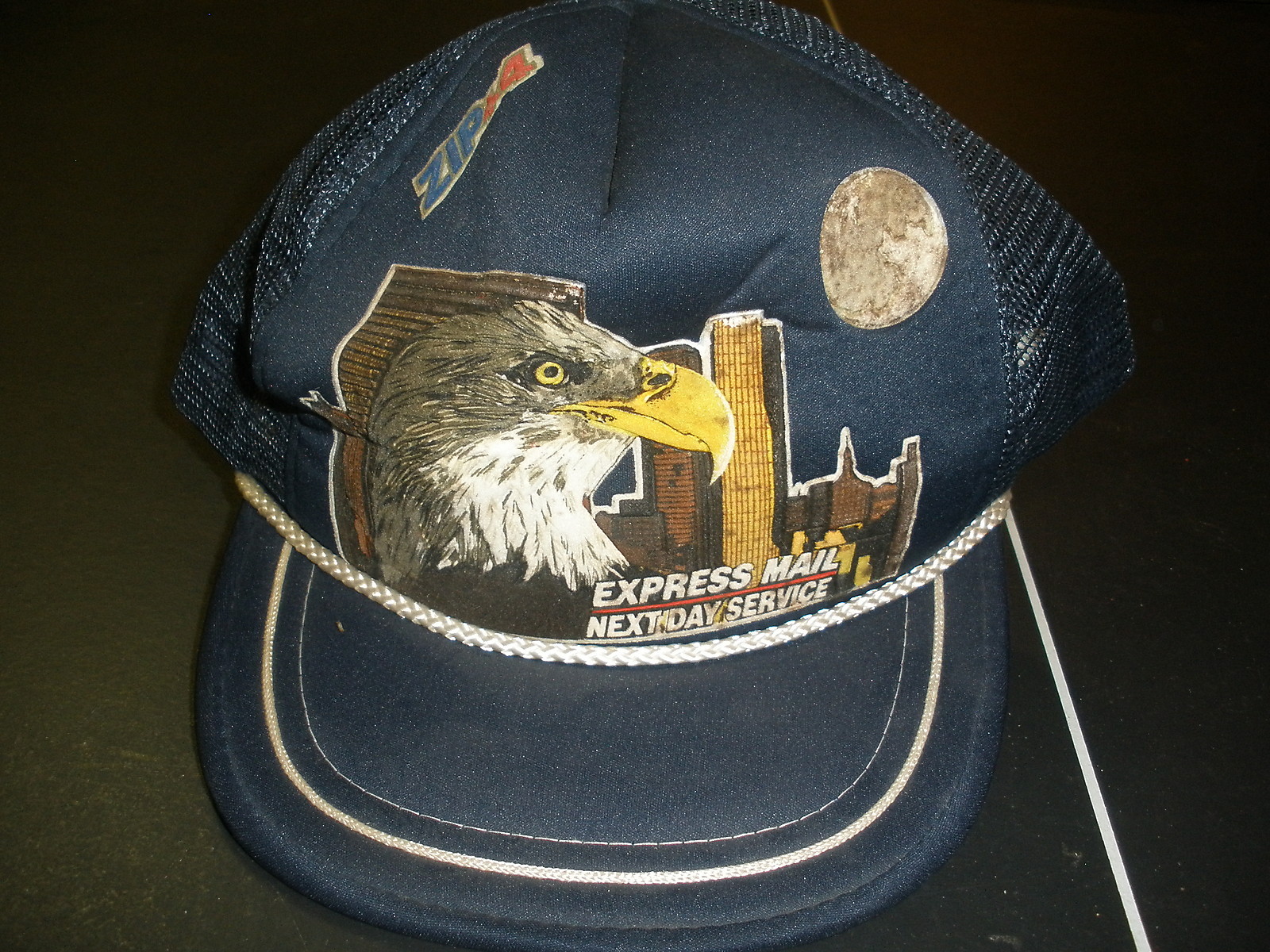 VINTAGE USPS EXPRESS MAIL NEXT DAY SERVICE ZIP+4 SNAPBACK HAT CAP (Hat ...