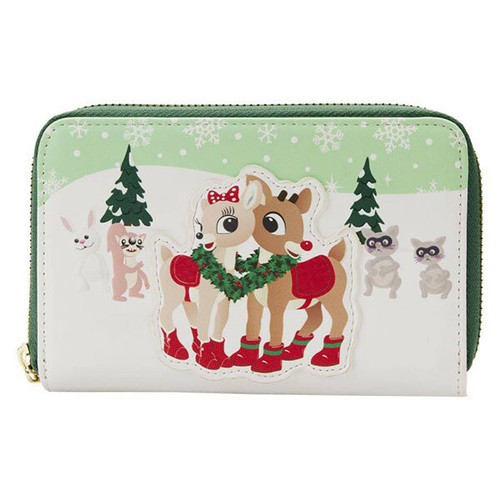 Rudolph the Red-Nosed Reindeer - Merry Couple Zip-Around Purse NEW ...