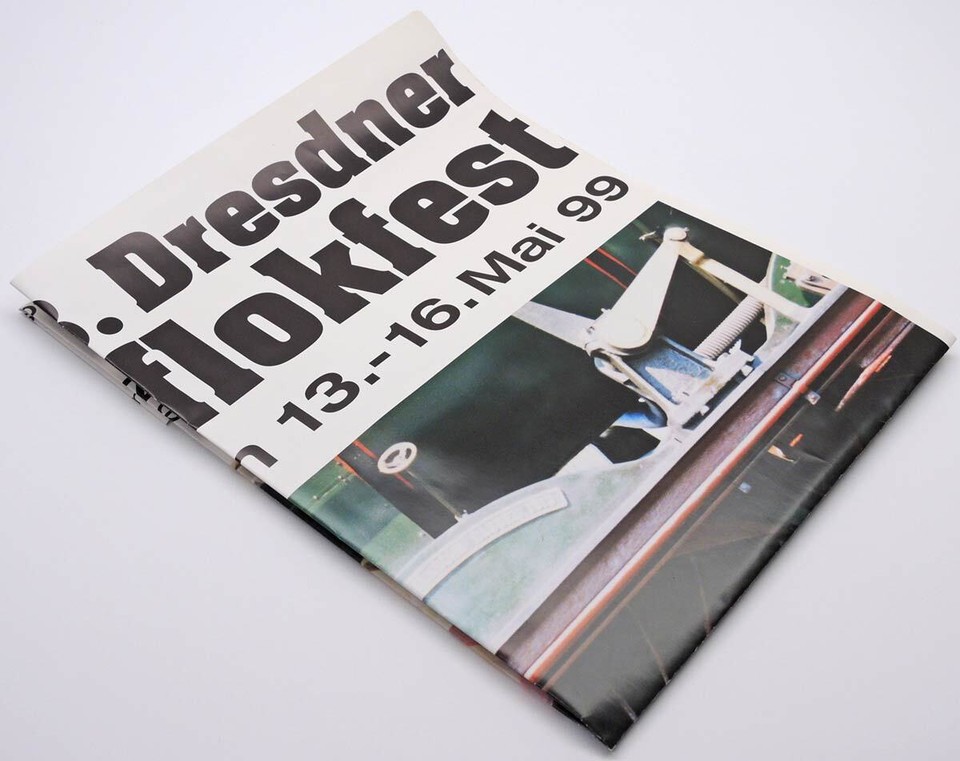 8. Dresdner Dampflokfest vom 13.- 16. Mai 99 - Plakat 1999 |D14 | eBay