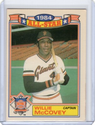 1984 TOPPS # 11 WILLIE MCCOVEY 1984 All-Star Game | eBay