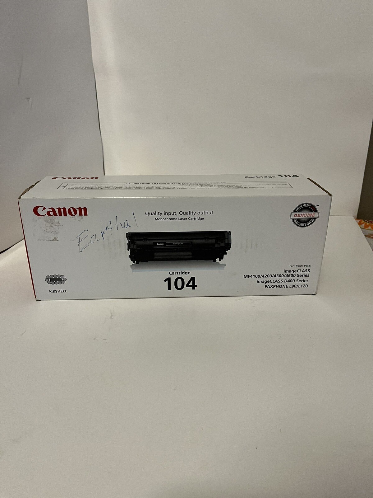 Canon Genuine Toner Cartridge 104 Image Class MF4100 4300 4600 Series ...