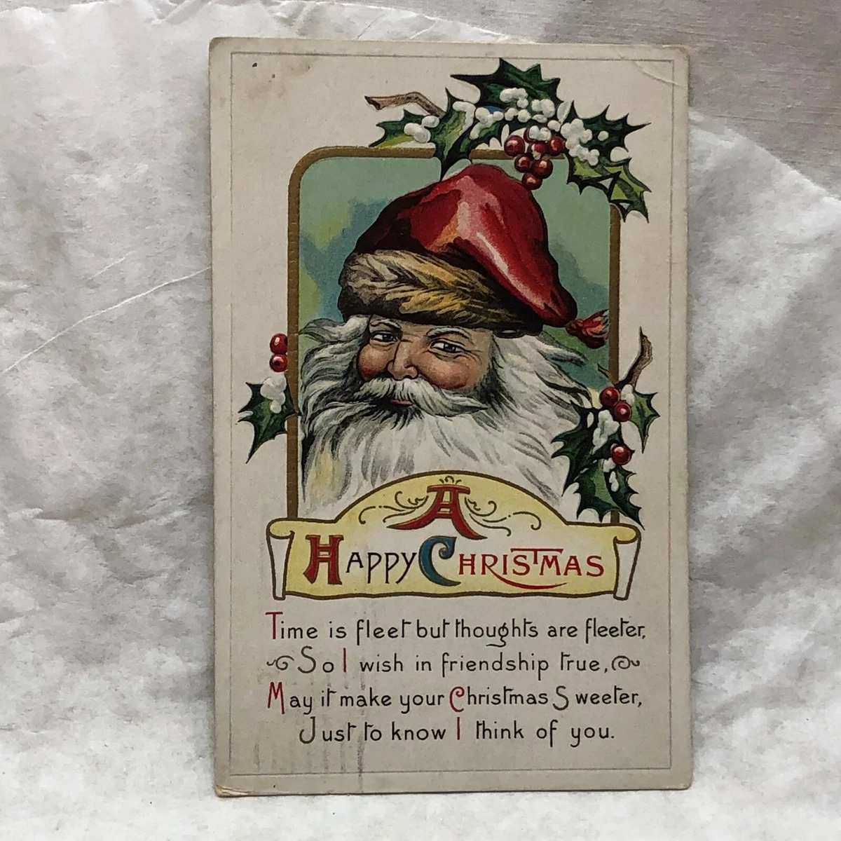 Vintage Santa Postcard