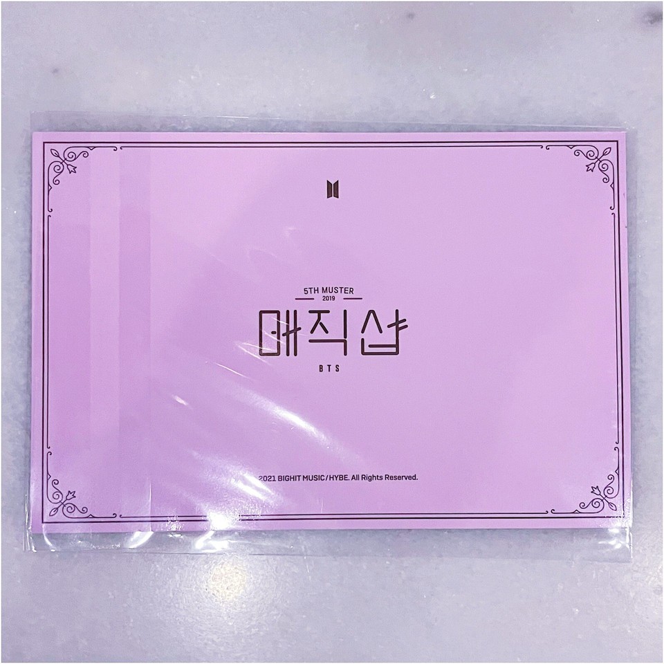 BTS JAPAN 5TH MUSTER MAGIC SHOP OFFICIAL WEVERSE GIFT POSTCARD - NEW ...