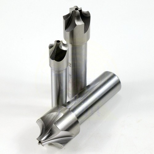 R0.5 TO R12.5 HSS R Knife Corner Rounding Radius End Mill Cutter 2 or 4 ...