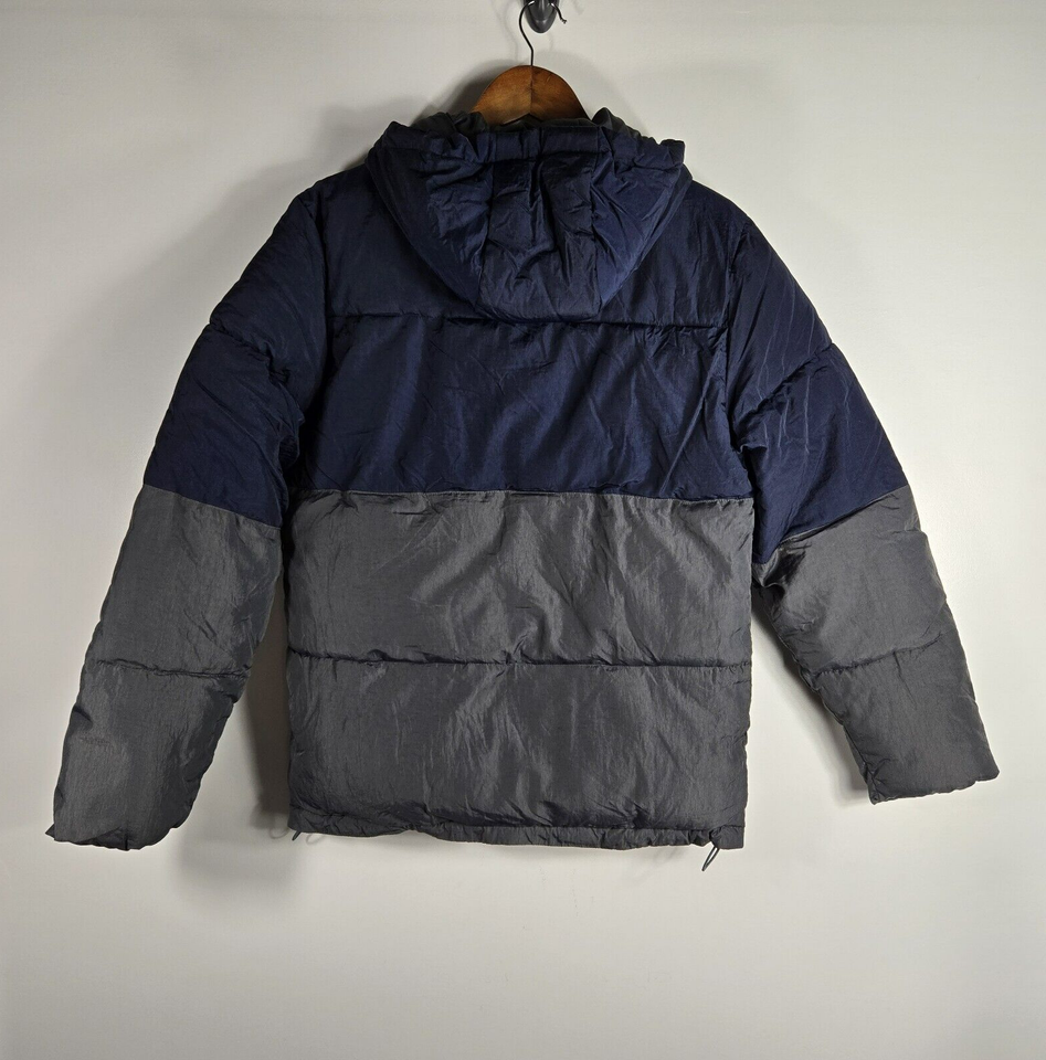Goodfellow & Co Men's Size Small Gray Blue Puffer Jacket Coat NWT | eBay