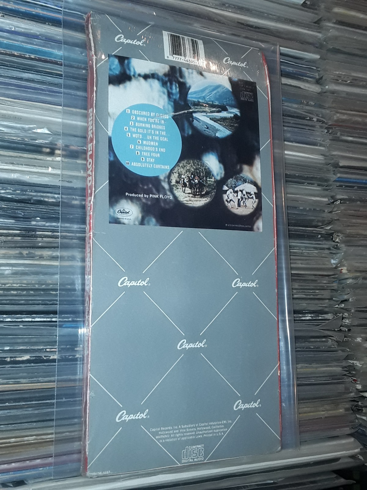 PINK FLOYD OBSCURED BY CLOUDS CD LONGBOX 1ST PRESSING STILL SEALED ...