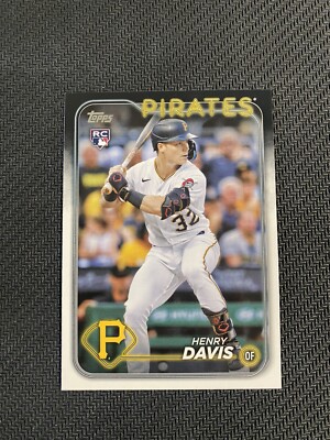 2024 Topps Series 1 Henry Davis Rookie Card Pittsburgh Pirates RC #295 ...