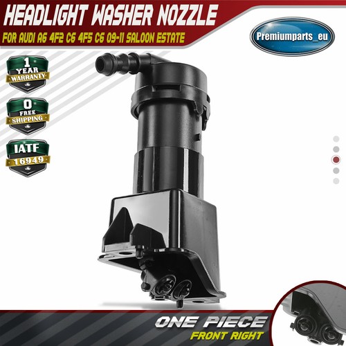 Headlight Washer Nozzle Right Driver Side for Audi A6 C6 2009-2011 ...