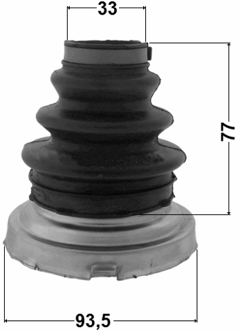 Boot Inner CV Joint Kit 58.5X77X33 FEBEST 1915-E70 OEM 7P0598201 | eBay