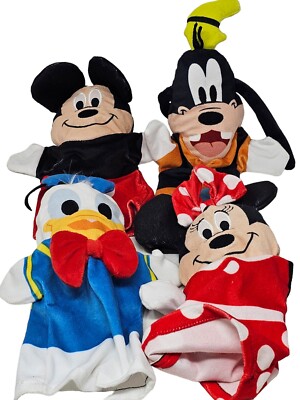 Disney Hand Puppets Mickey Mouse, Minnie, Donald Duck And Goofy 29 | eBay