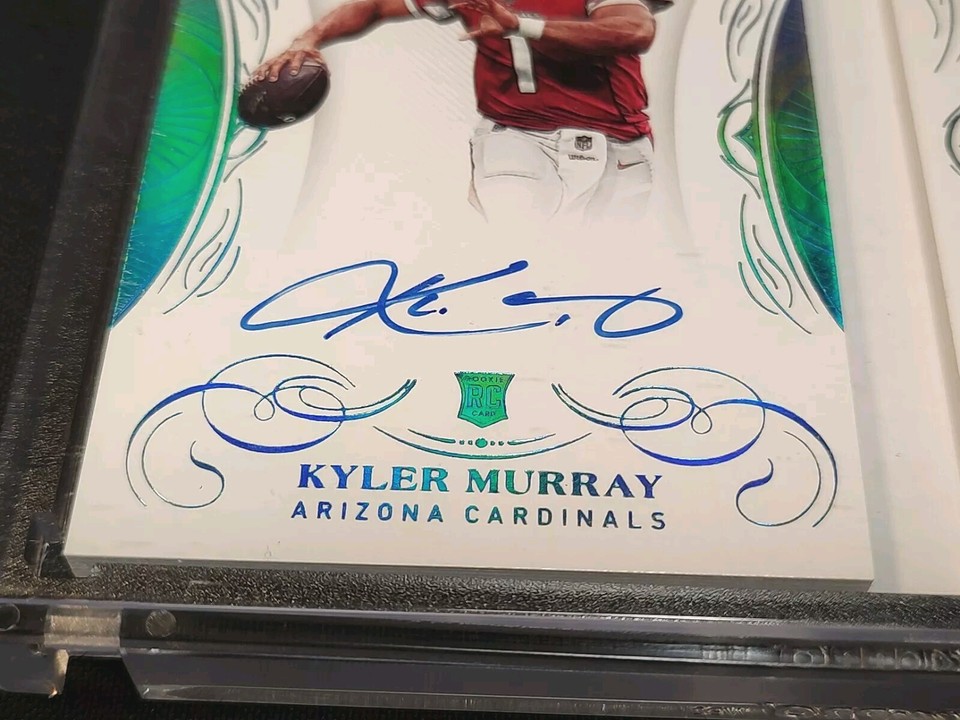 1/1 NFL SHIELD JERSEY RC AUTO KYLER MURRAY ⚡100 YEARS ROOKIE PATCH 2019 ...