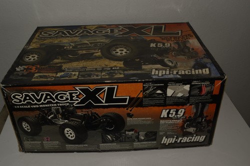 HPI RACING SAVAGE XL 1/8 SCALE 4WD MONSTER TRUCK - K5.9 BLOCK W/ BOX ...